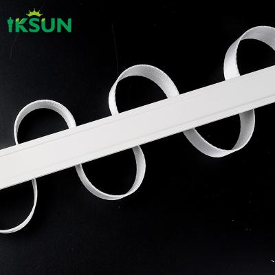 Cina 60/70/80 mm Ripple Rold binario per tende in vendita