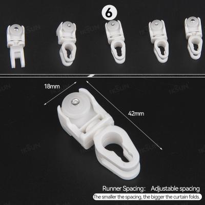 Cina 60/70/80 mm Ripple Rold binario per tende in vendita