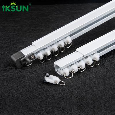 Китай 1.1-4.5m Extendable Curtain Track Adjustable Track Rail Rod Ivory Color продается
