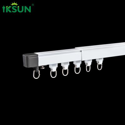 Китай Aluminium 6063 Extendable Curtain Track 1.1-4.5 Meter Adjustable Length продается