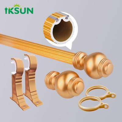 Cina 1.2mm doppia barra di tenda imposta pali di tenda di alluminio accessori per finestre in vendita