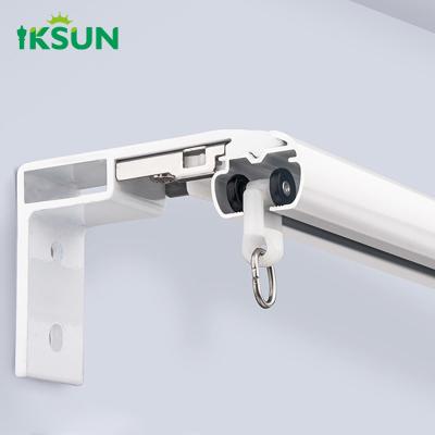 Cina Easy Installation Aluminium Curtain Track For Window  Silence Rails Curtains Accessory in vendita