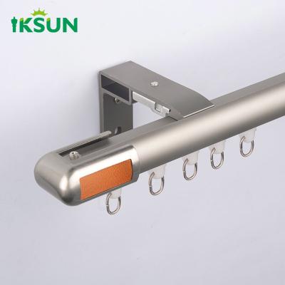 中国 Universal Simple Sliding Window Curtain Track Runners Aluminum Track Rails Customized 販売のため