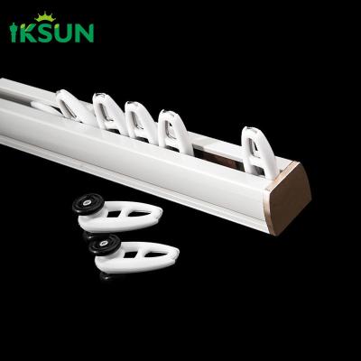 Cina Aluminum Double Ceiling Curtain Track Rail Colorful Heavy Duty in vendita