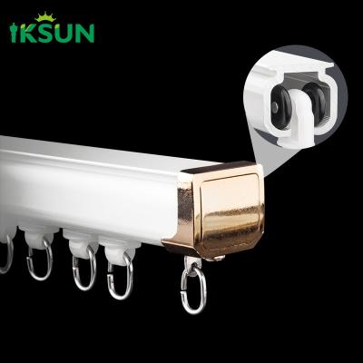 Cina Square 6063 Aluminium Curtain Rail With Accessories in vendita
