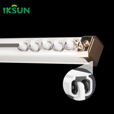 中国 6063 Aluminium Curtain Rails Window Curtain Track Accessories 販売のため