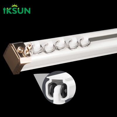 中国 T5 Aluminum Curtain Track Easily Assemble Alloy Curtain Rail 販売のため