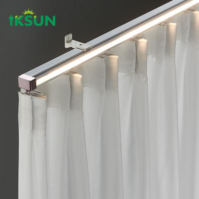 Cina Nuovo design di buona qualità di soffitto cortina di pista luci a LED accessori di tenda di LED cortina di rotaia in vendita
