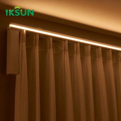 中国 Modern Smart LED Curtain Track Aluminum Flexible Slide  Linear Tracklight Rail System  販売のため