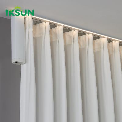Cina Modern Aluminum Motorized Curtain Track Dimmable Led  Light Strip Track For Hotel in vendita