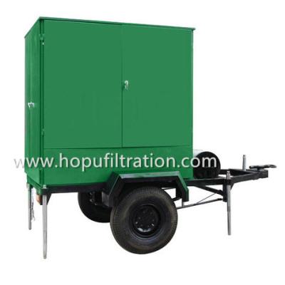China Mobile Trailer Wheel Mounted Vacuum Transformer Oil Filtration Plant for Series ZYM for sale