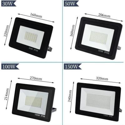 Cina Proiettore a LED 220V 10W 20W 30W 40W 50W 100W 200W 300W 400W Luce pubblicitaria impermeabile in vendita