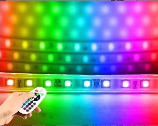 Quality Manual Button Switch Mode 100M Room Festival Waterproof Led Strip Lights for sale