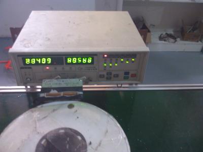 China Coil disk testing machine inductance,dc resistance and Q value for induction cooker heater for sale