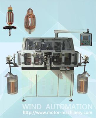 China Automatic Rotor Armature Winder Straight Slot Skew Slot Double Flyer Lap Winding Machine for sale