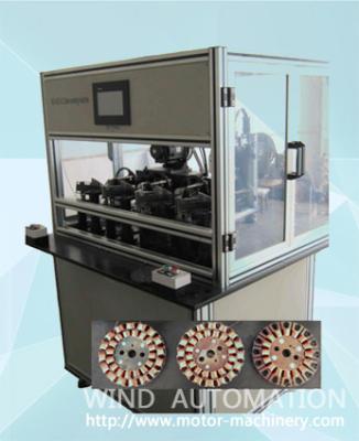 China Four Station Ventilator Coil Winding Ceiling Fan Winder With Servo System WIND-CFW-4 for sale