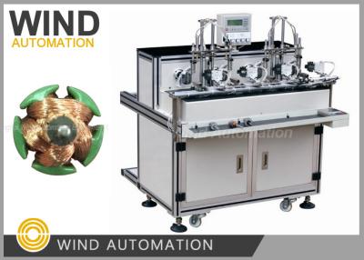 China Four Stations Power Tools 3,5 Slots Odd Number Armature Flyer Winding Machine With 12V Battery Case for sale