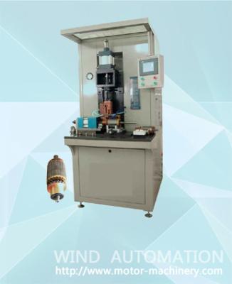 China AC Current Automobile Starter Armature Commutator Spot Welding Fusing Soldering Hot Staking Machine for sale