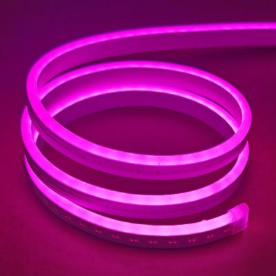China Van roze Dekkings LEIDEN de Neonlichten IP65 Neonflex strip silica gel cuttable Te koop