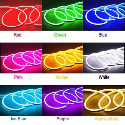 China LEIDENE van het kiezelzuurgel Neonstrook Lichte SMD2835 120LED/M Waterproof gelijkstroom 12V Te koop