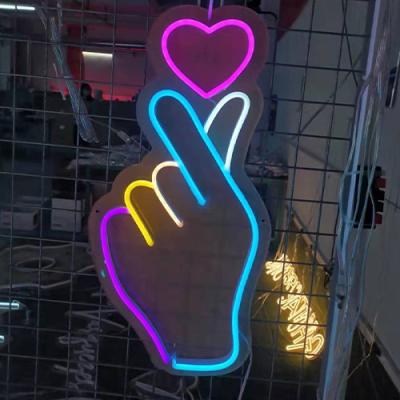 China Custom Neon Signs with Transparent and Colored Acrylic Plates for Personalized Wedding and Celebration Decor for sale
