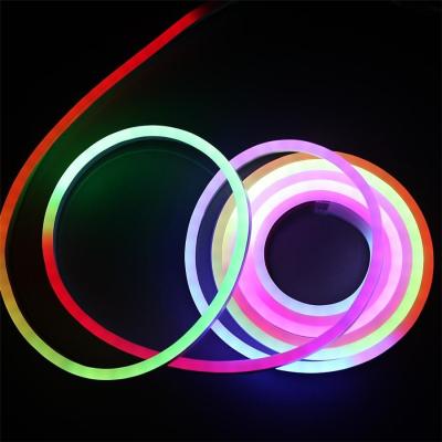 China Digital Dream Color RGB LED Neon Flex Flexible 12V IP65 Outdoor Decoration for sale