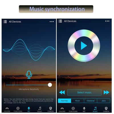 China Color Changing Waterproof Led Tape Lights 10ft Wireless Smart Phone App Control for sale