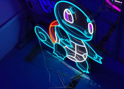 Cina 14 insegne al neon su ordinazione AC240V della tartaruga di Vasten di colore in vendita