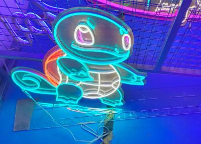 Cina 14 insegne al neon su ordinazione AC240V della tartaruga di Vasten di colore in vendita