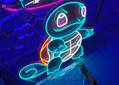 Cina 14 insegne al neon su ordinazione AC240V della tartaruga di Vasten di colore in vendita
