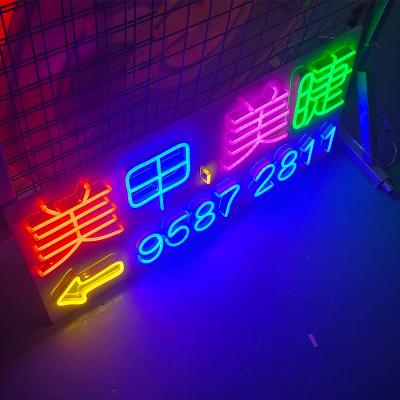 中国 12VDCマニキュアの中国人のArtcraftのネオン サイン200cmのケイ酸ゲルのネオン サイン 販売のため