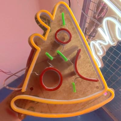 China 50000hrs Pizza Cuttable Custom Neon Signs Hang Wall Lighting  8×12mm for sale