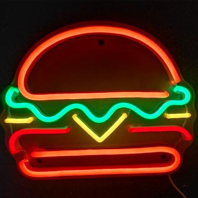 China CE Cuttable LED Neon Flex Sign AC240V Restaurant Fast Food KFC Hamburger for sale
