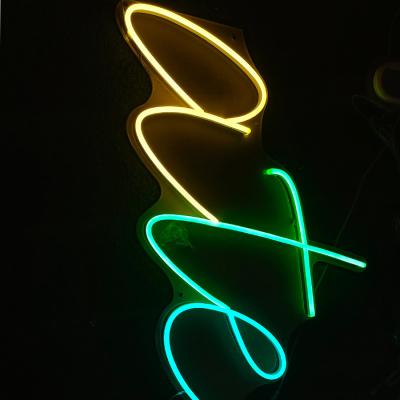 Cina Il piatto acrilico 8×16mm ha condotto le insegne al neon al neon del gel di silice di Flex Tube Ate No Fragile in vendita