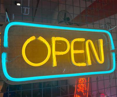 China Waterproof Open neon sign  outdoor open neon light sign flexible neon for sale