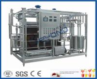 China Plc Touch Screen Milk Pasteurization Equipment With Plate Heat Exchanger for sale