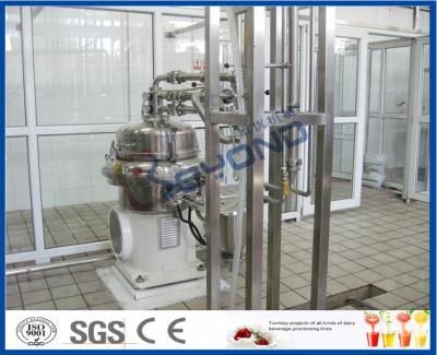 China PLC Touch Screen Control Milk Products Manufacturing Machines For Pure Milk / UHT Milk / Long Shelf Life Milk for sale