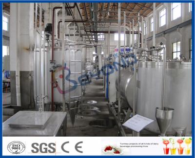 China PLC Touch Screen Control Milk Products Manufacturing Machines For Pure Milk / UHT Milk / Long Shelf Life Milk for sale