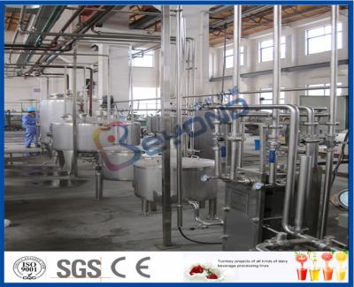 China PLC Touch Screen Control Milk Products Manufacturing Machines For Pure Milk / UHT Milk / Long Shelf Life Milk for sale