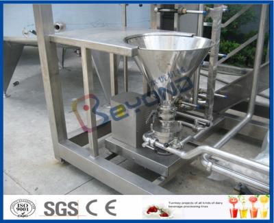 China Skid Mounted 1000L / H Dairy Products Machinery , Milk Processing Plant  With Cream Separator for sale