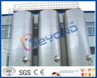China Large Outdoor Stainless Steel Storage Tanks / SUS304 SUS316 Stainless Steel Dairy Equipment for sale