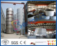 China Large Outdoor Stainless Steel Storage Tanks / SUS304 SUS316 Stainless Steel Dairy Equipment for sale