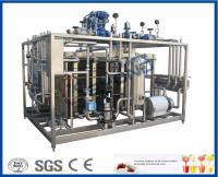 China SUS304 Small Scale Milk Pasteurizer 500L-20000L/H PLC Touch Screen Dairy Pasteurization Equipment for sale