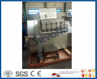 China 22kw Power Industrial Dairy Processing Plant High Pressure Homogenization Machine for sale