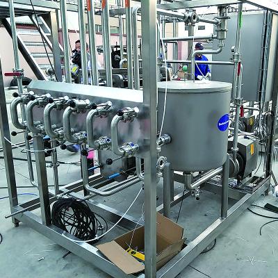 Chine SUS316 HTST Juice Dairy Electric Milk Pasteurizer avec la pompe d'eau chaude à vendre
