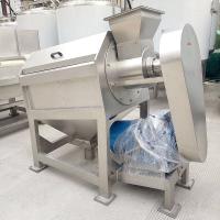 China Automatic Double Stage Fruit Pulping Machine 2-5 TPH Stainless Steel Processing Equipment for sale