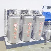 China Large Outdoor Stainless Steel Storage Tanks / SUS304 SUS316 Stainless Steel Dairy Equipment for sale