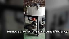 High Intensity Magnetic Separator for Mineral Purification, Water and Oil Cooling System