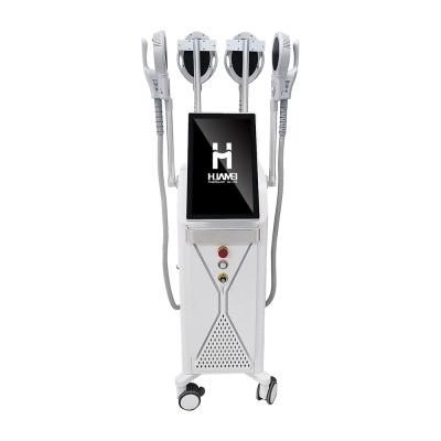 China RF EMS Body Slimming Machine 4 Handles Multi Area Treatment High Throughput for sale