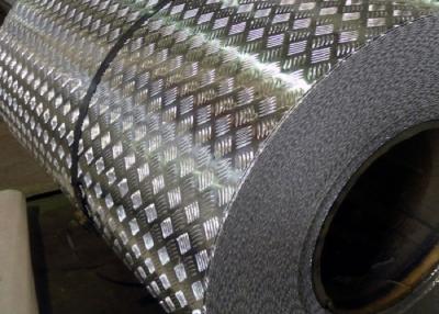 Cina Strato di alluminio di ASTM B209-10 5052, un piatto di alluminio laterale del PVC Chequer in vendita